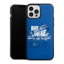 DeinDesign iPhone 13 Pro Max Handy Silikon H&uuml;lle Case schwarz Handyh&uuml;lle Official Licensed Product Ascent Fc Schalke 04