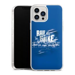 DeinDesign iPhone 13 Pro Max Handy Silikon H&uuml;lle Case transparent Handyh&uuml;lle Official Licensed Product Ascent Fc Schalke 04 Silikon Case
