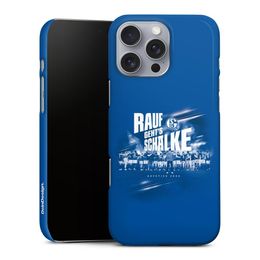 DeinDesign iPhone 16 Pro Max Handy Premium Case Smartphone Handyh&uuml;lle Schutzh&uuml;lle gl&auml;nzend Official Licensed Product Ascent Fc Schalke 04 Premium Case