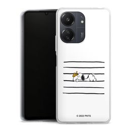 DeinDesign Xiaomi Redmi 13C 4G Handy Silikon H&uuml;lle Case transparent Handyh&uuml;lle Snoopy Dog Peanuts Silikon Case