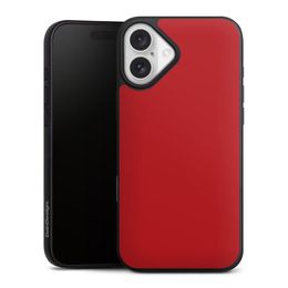 DeinDesign iPhone 16 Handy PLA Handyh&uuml;lle Handyh&uuml;lle aus nachwachsenden Rohstoffen Organic Case Colour Red Unicoloured Organic Case