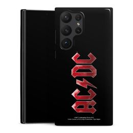 DeinDesign Galaxy S23 Ultra Handy Premium Case Smartphone Handyh&uuml;lle Schutzh&uuml;lle gl&auml;nzend Acdc Merchandise Logo Premium Case