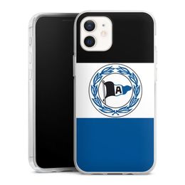 DeinDesign iPhone 12 Handy Silikon H&uuml;lle Case transparent Handyh&uuml;lle Official Licensed Product Arminen Arminia Bielefeld Silikon Case