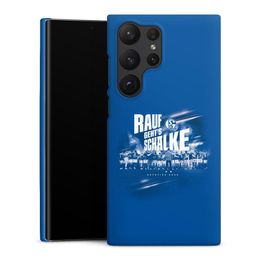 DeinDesign Galaxy S23 Ultra Handy Premium Case Smartphone Handyh&uuml;lle Schutzh&uuml;lle matt Official Licensed Product Ascent Fc Schalke 04 Premium Case