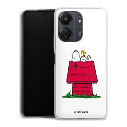 DeinDesign Xiaomi Redmi 13C 4G Handy Silikon H&uuml;lle Case transparent Handyh&uuml;lle Snoopy Peanuts Official Licensed Product Silikon Case