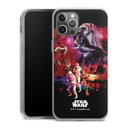 DeinDesign iPhone 12 Pro Max Handy Silikon H&uuml;lle Case transparent Handyh&uuml;lle Merchandise Star Wars Darth Vader Silikon Case