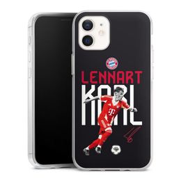 DeinDesign iPhone 12 Handy Silikon H&uuml;lle Case transparent Handyh&uuml;lle Fcb Lennart Karl Official Licensed Product Silikon Case