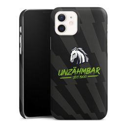 DeinDesign iPhone 12 Handy Premium Case Smartphone Handyh&uuml;lle Schutzh&uuml;lle matt Horse Borussia M&ouml;nchengladbach Official Licensed Product Premium Case