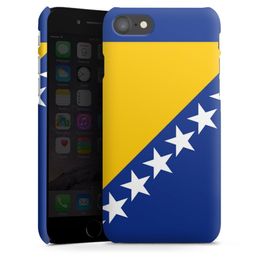 DeinDesign iPhone SE (2020) Handy Premium Case Smartphone Handyh&uuml;lle Schutzh&uuml;lle matt Flag Bosnia Premium Case