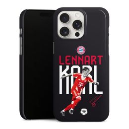 DeinDesign iPhone 15 Pro Max Handy Premium Case Smartphone Handyh&uuml;lle Schutzh&uuml;lle gl&auml;nzend Official Licensed Product Fcb Lennart Karl Premium Case