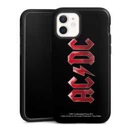 DeinDesign iPhone 12 mini Handy Panzer Handyh&uuml;lle robuste Outdoor H&uuml;lle Schutzh&uuml;lle gl&auml;nzend Acdc Merchandise Logo Tough Case