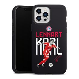 DeinDesign iPhone 13 Pro Max Handy Panzer Handyh&uuml;lle robuste Outdoor H&uuml;lle Schutzh&uuml;lle matt Official Licensed Product Fcb Lennart Karl Tough Case
