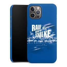 DeinDesign iPhone 12 Pro Max Handy Premium Case Smartphone Handyh&uuml;lle Schutzh&uuml;lle matt Official Licensed Product Ascent Fc Schalke 04 Premium Case