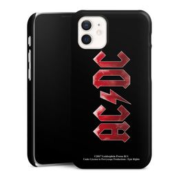 DeinDesign iPhone 12 mini Handy Premium Case Smartphone Handyh&uuml;lle Schutzh&uuml;lle gl&auml;nzend Acdc Merchandise Logo Premium Case