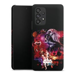 DeinDesign Galaxy A53 5G Handy Premium Case Smartphone Handyh&uuml;lle Schutzh&uuml;lle gl&auml;nzend Merchandise Star Wars Darth Vader Premium Case