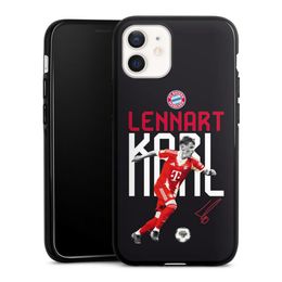 DeinDesign iPhone 12 mini Handy Silikon H&uuml;lle Case schwarz Handyh&uuml;lle Official Licensed Product Fcb Lennart Karl
