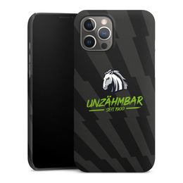 DeinDesign iPhone 12 Pro Max Handy Premium Case Smartphone Handyh&uuml;lle Schutzh&uuml;lle matt Horse Borussia M&ouml;nchengladbach Official Licensed Product Premium Case