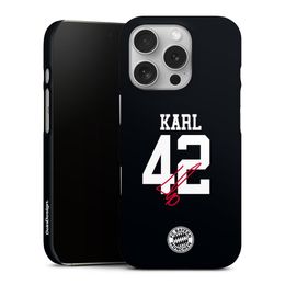 DeinDesign iPhone 16 Pro Handy Premium Case Smartphone Handyh&uuml;lle Schutzh&uuml;lle matt Merchandise Fc Bayern M&uuml;nchen Lennart Karl Premium Case