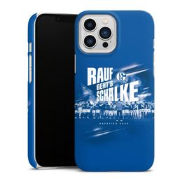 DeinDesign iPhone 13 Pro Max Handy Premium Case Smartphone Handyh&uuml;lle Schutzh&uuml;lle matt Official Licensed Product Ascent Fc Schalke 04 Premium Case