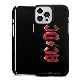 DeinDesign iPhone 13 Pro Max Handy Premium Case Smartphone Handyh&uuml;lle Schutzh&uuml;lle matt Acdc Merchandise Logo Premium Case