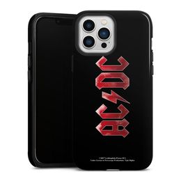 DeinDesign iPhone 13 Pro Max Handy Panzer Handyh&uuml;lle robuste Outdoor H&uuml;lle Schutzh&uuml;lle gl&auml;nzend Acdc Merchandise Logo Tough Case