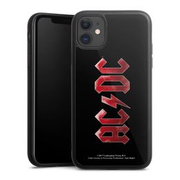 DeinDesign iPhone 11 Handy Gallery Case Handyh&uuml;lle 9H Geh&auml;rtetes Glas R&uuml;ckseite H&uuml;lle Acdc Merchandise Logo Gallery Case