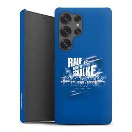 DeinDesign Galaxy S25 Ultra Handy Premium Case Smartphone Handyh&uuml;lle Schutzh&uuml;lle matt Official Licensed Product Ascent Fc Schalke 04 Premium Case