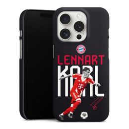 DeinDesign iPhone 15 Pro Handy Premium Case Smartphone Handyh&uuml;lle Schutzh&uuml;lle matt Official Licensed Product Fcb Lennart Karl Premium Case