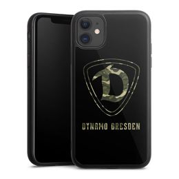 DeinDesign iPhone 11 Handy Gallery Case Handyh&uuml;lle 9H Geh&auml;rtetes Glas R&uuml;ckseite H&uuml;lle Sg Dynamo Dresden Official Licensed Product Sgd Gallery Case