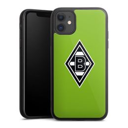 DeinDesign iPhone 11 Handy Gallery Case Handyh&uuml;lle 9H Geh&auml;rtetes Glas R&uuml;ckseite H&uuml;lle Borussia M&ouml;nchengladbach Soccer Gladbach Gallery Case