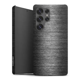 DeinDesign Galaxy S25 Ultra Handy Premium Case Smartphone Handyh&uuml;lle Schutzh&uuml;lle matt Anthracite Metallic Look Metal Premium Case