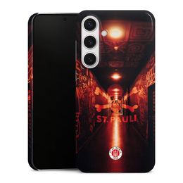 DeinDesign Galaxy S24+ Handy Premium Case Smartphone Handyh&uuml;lle Schutzh&uuml;lle gl&auml;nzend Fc St. Pauli Official Licensed Product Premium Case