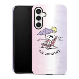 DeinDesign Galaxy S23 FE Handy Panzer Handyh&uuml;lle robuste Outdoor H&uuml;lle Schutzh&uuml;lle gl&auml;nzend Snoopy Official Licensed Product Peanuts Tough Case