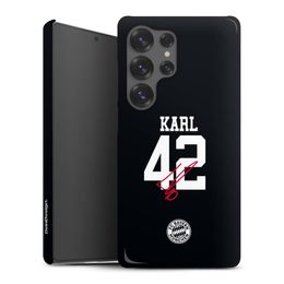 DeinDesign Galaxy S25 Ultra Handy Premium Case Smartphone Handyh&uuml;lle Schutzh&uuml;lle gl&auml;nzend Merchandise Fc Bayern M&uuml;nchen Lennart Karl Premium Case