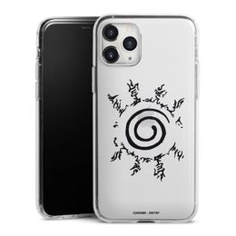 DeinDesign iPhone 11 Pro Max Handy Silikon H&uuml;lle Case transparent Handyh&uuml;lle Naruto Shippuden Siegel Uzumaki Silikon Case