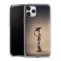 DeinDesign iPhone 11 Pro Max Handy Silikon H&uuml;lle Case transparent Handyh&uuml;lle Disney Pixar Toy Story Woody Silikon Case