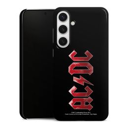 DeinDesign Galaxy S24+ Handy Premium Case Smartphone Handyh&uuml;lle Schutzh&uuml;lle gl&auml;nzend Acdc Merchandise Logo Premium Case