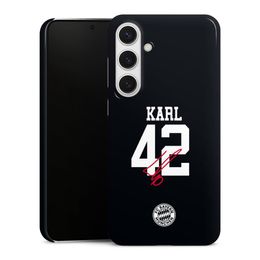 DeinDesign Galaxy S24+ Handy Premium Case Smartphone Handyh&uuml;lle Schutzh&uuml;lle gl&auml;nzend Merchandise Fc Bayern M&uuml;nchen Lennart Karl Premium Case