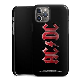 DeinDesign iPhone 12 Pro Handy Premium Case Smartphone Handyh&uuml;lle Schutzh&uuml;lle gl&auml;nzend Acdc Merchandise Logo Premium Case