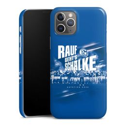 DeinDesign iPhone 12 Pro Handy Premium Case Smartphone Handyh&uuml;lle Schutzh&uuml;lle gl&auml;nzend Official Licensed Product Ascent Fc Schalke 04 Premium Case