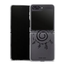 DeinDesign Galaxy Z Flip 5 Handy Hard Case Schutzh&uuml;lle transparent Smartphone Handy H&uuml;lle Siegel Naruto Shippuden Uzumaki Hard Case