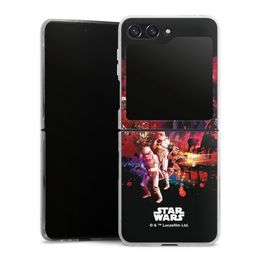DeinDesign Galaxy Z Flip 5 Handy Hard Case Schutzh&uuml;lle transparent Smartphone Handy H&uuml;lle Merchandise Star Wars Darth Vader Hard Case