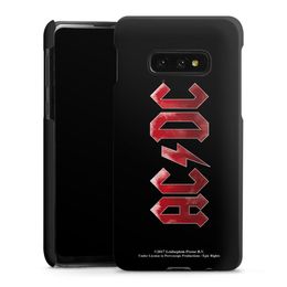 DeinDesign Galaxy S10e Handy Premium Case Smartphone Handyh&uuml;lle Schutzh&uuml;lle matt Acdc Merchandise Logo Premium Case