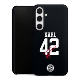 DeinDesign Galaxy S24 Handy Premium Case Smartphone Handyh&uuml;lle Schutzh&uuml;lle matt Merchandise Fc Bayern M&uuml;nchen Lennart Karl Premium Case