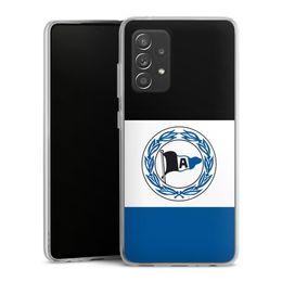 DeinDesign Galaxy A52s 5G Handy Silikon H&uuml;lle Case transparent Handyh&uuml;lle Official Licensed Product Arminen Arminia Bielefeld Silikon Case