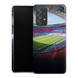 DeinDesign Galaxy A52s 5G Handy Premium Case Smartphone Handyh&uuml;lle Schutzh&uuml;lle gl&auml;nzend Fcb Stadium Fc Bayern M&uuml;nchen Premium Case