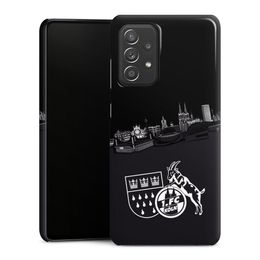DeinDesign Galaxy A52s 5G Handy Premium Case Smartphone Handyh&uuml;lle Schutzh&uuml;lle gl&auml;nzend 1. Fc K&ouml;ln Official Licensed Product Skyline Premium Case