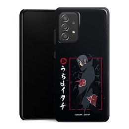 DeinDesign Galaxy A52s 5G Handy Premium Case Smartphone Handyh&uuml;lle Schutzh&uuml;lle gl&auml;nzend Itachi Uchiha Official Licensed Product Naruto Shippuden Premium Case