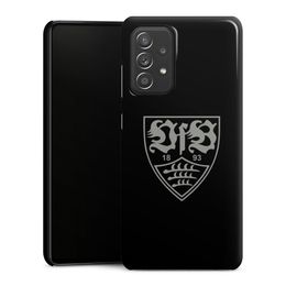 DeinDesign Galaxy A52s 5G Handy Premium Case Smartphone Handyh&uuml;lle Schutzh&uuml;lle gl&auml;nzend Official Licensed Product Logo Vfb Stuttgart Premium Case