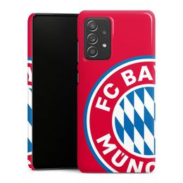 DeinDesign Galaxy A52s 5G Handy Premium Case Smartphone Handyh&uuml;lle Schutzh&uuml;lle gl&auml;nzend Official Licensed Product Fcb Fc Bayern M&uuml;nchen Premium Case